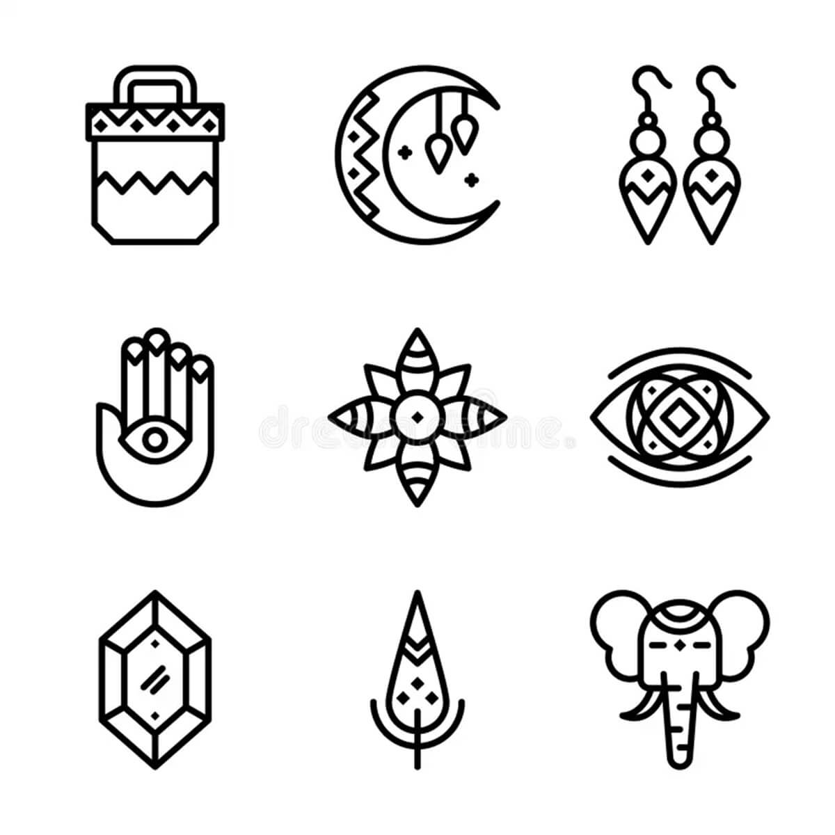 Unveiling the Mystical Language of Boho and Hippie Symbols: A Journey ...